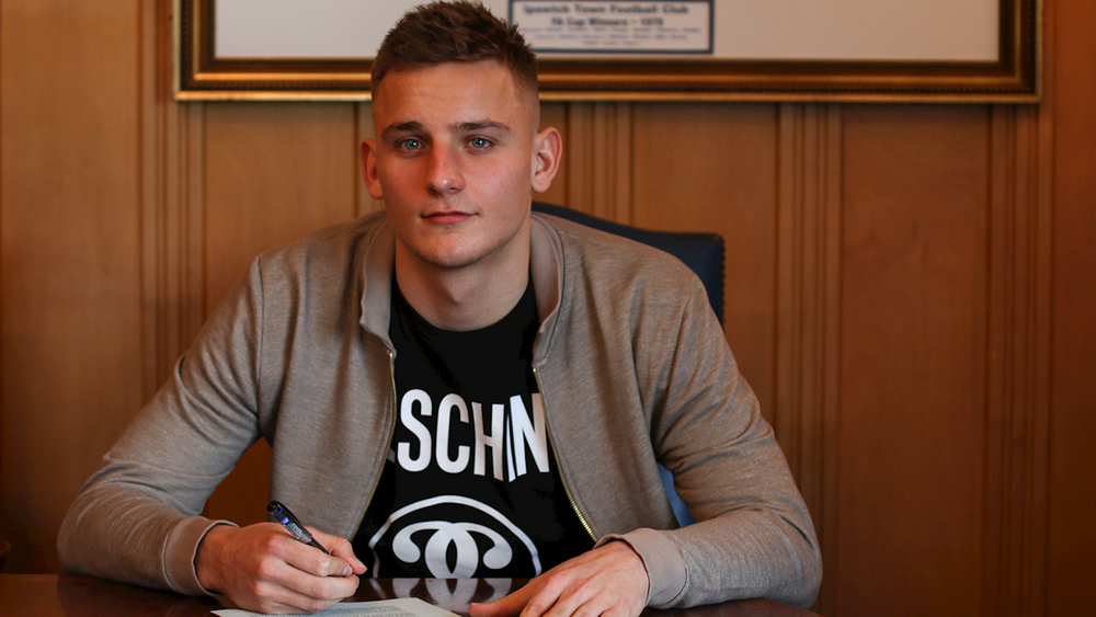 Ipswich Town LUKE SIGNS NEW DEAL