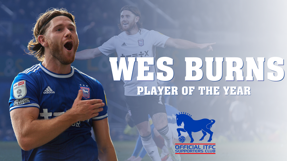 Ipswich Town FC | WES WINS PLAYER OF THE YEAR