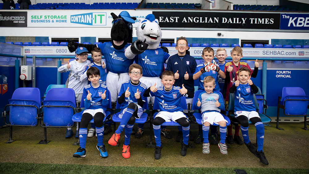 Ipswich Town BE A VIRTUAL MASCOT!