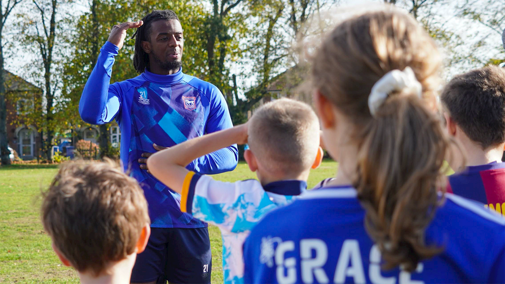 Ipswich Town FC | GREG VISITS FOUNDATION HOLIDAY CAMP