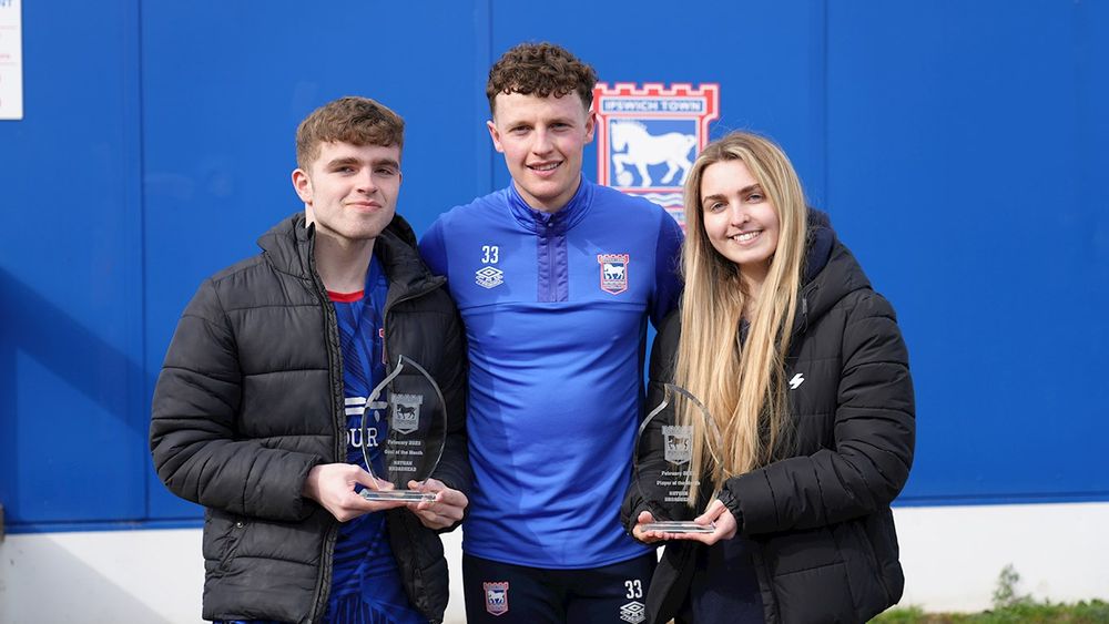 Ipswich Town FC | ADAM PRESENTS FEBRUARY AWARDS