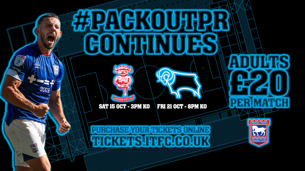 Ipswich Town FC | OVER 27K SOLD FOR SATURDAY