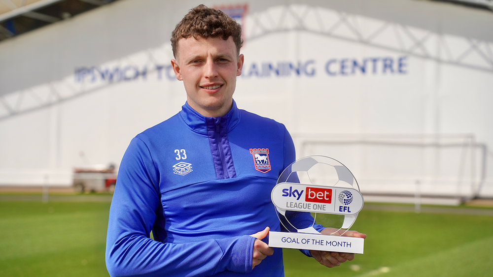 Ipswich Town FC | BROADY WINS LEAGUE ONE GOAL OF THE MONTH